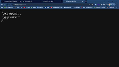 GitHub I M Prabhat React Crud App Crud Using React