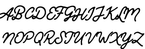 Mandatory Script Font