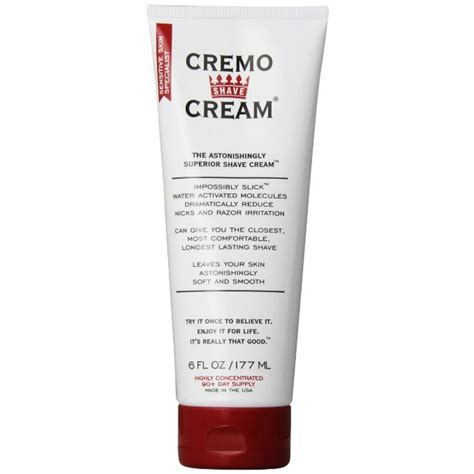 Cremo Cream Shave Cream 6 Oz Pack Of 4