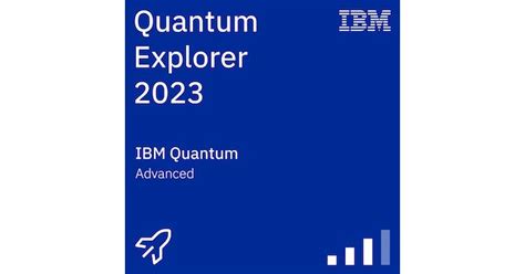 Thomas Ehmer On Linkedin Quantum Explorer 2023 Advanced Was Issued By Ibm To Thomas Ehmer