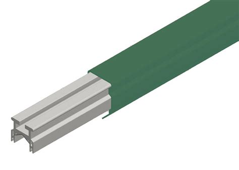 Hevi Bar Ii Conductor Bar 700a Green Pvc Cover 10ft Length Conductix