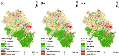 Land Use Types In The Yrd Region A The Land Use Type In 2010 B The Download Scientific