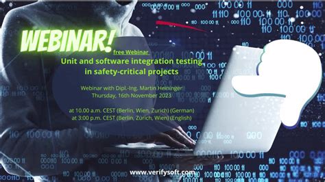 verifysoft technology gmbh on linkedin free webinar unit and software integration testing in