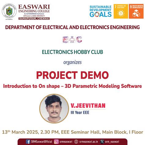 Introduction To On Shape 3d Parametric Modeling Software Srm Easwari Engineering College