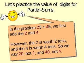 Partial Sums Algorithm Tutorial PowerPoint By Sandra Matthews Teacher Place