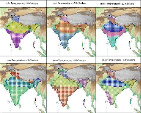 Figure 1 From Spatiotemporal Cluster Analysis Of Gridded Temperature Data A Comparison