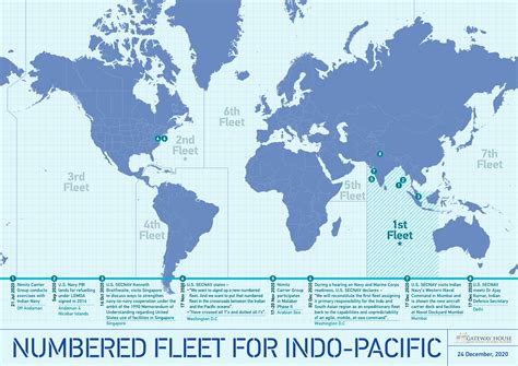United States Navy Fleets Map