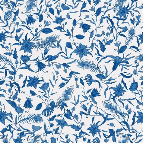 Blue Pattern Designs Free Seamless Vector Illustration And Png Pattern