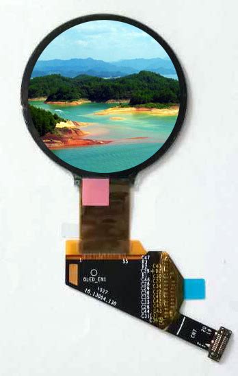 1 39 Inch Mipi Dsi Hdmi Active Matrix Oled Display Round Shape For