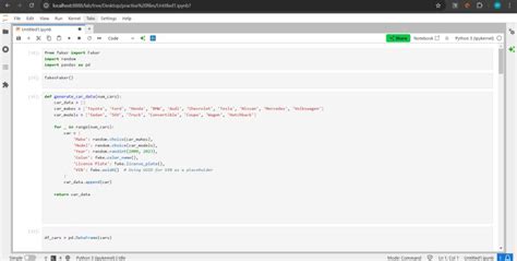Muhammad Ibrahim Hashmi On Linkedin Datageneration Python