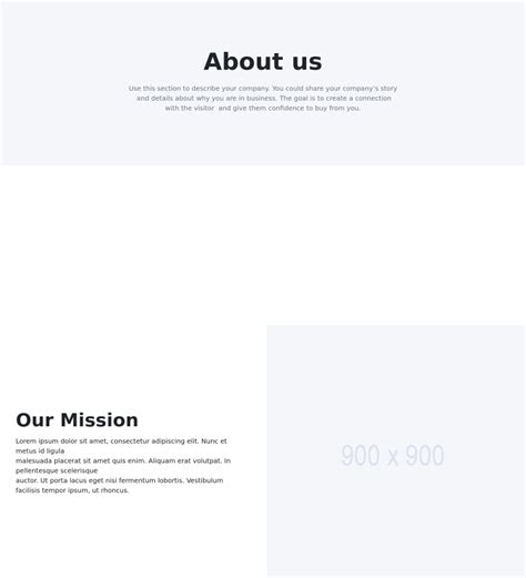 Bootstrap 5 Local Brand About Us Wireframe Free Page Template By Livecanvas