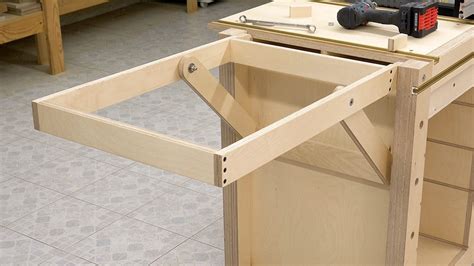 Diy Workbench Side Folding Table Mobile Workbench Ep 5 At John Verran Blog