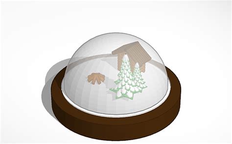 3d Design Snow Globe Tinkercad