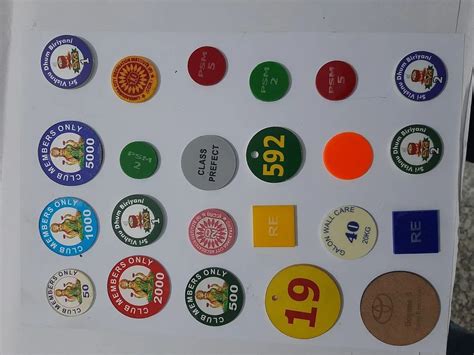 Plastic Token With Number Circle At ₹ 2 50 Piece In Bengaluru Id 2849704311197