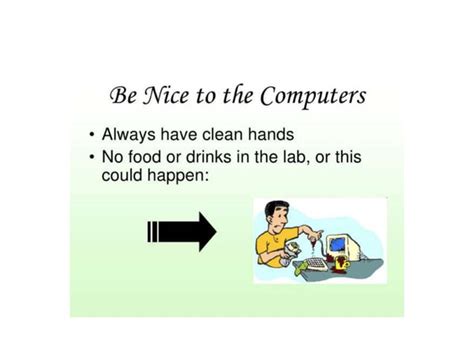 Computer Lab Rules PPT