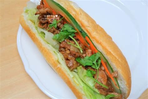 반미샌드위치 집에서 손쉬운 베트남 요리 요리법 요리 식품 아이디어 길거리 음식