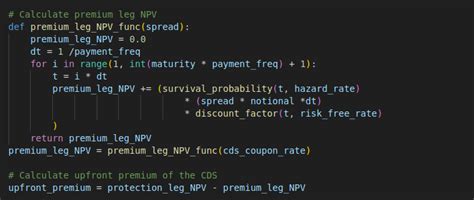 Coding Towards Cfa 28 Pricing Credit Default Swaps Data Ninjago