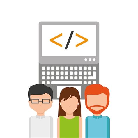 Premium Vector Software Programming Concept Icon