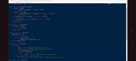 Maria Jenova S On Linkedin Tictactoe Python Projectcompletion
