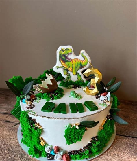 Торт Динозавры | Cake, Desserts, Food
