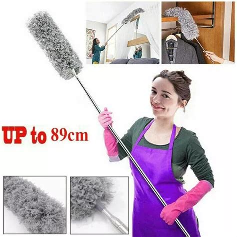 Extendable Cobweb Brush Washable Feather Duster Long Magic Telescopic Handle Eur 9 14 Picclick Fr