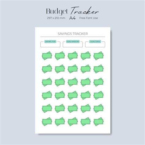 Premium Vector Budget Tracker Budget Planner Vector Illustration