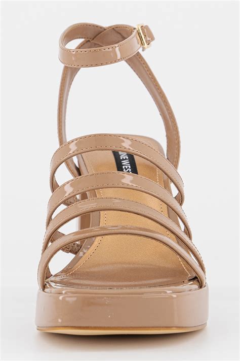 Nine West Сандали Teriss с масивен ток Сиво кафяв 6 Emag Bg