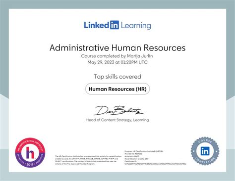Marija Jurlin On Linkedin Certificate Of Completion