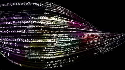 Premium Photo 3d Rendering Abstract Code In The Virtual Space The Computer Code Is Bent In