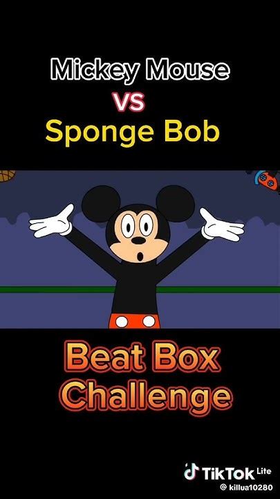 Spongbob V Mickey Mouse Rap Battle Youtube