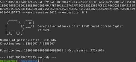 Github M0rclfsr Correlation Attack Correlation Attacks Of An Lfsr
