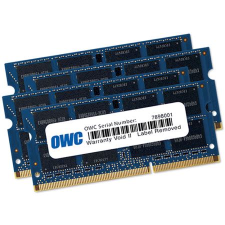 OWC GB X GB DDR MHz Pin SO DIMM PC Memory Upgrade Kit OWC DDR S S