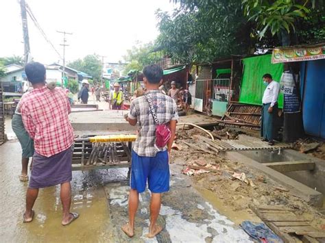 အင်းစိန်မြို့နယ်၌ မိုးရာသီကာလအတွင်း ရေစီးရေလာကောင်းမွန်အောင်ဆောင်ရွက် Information And Public