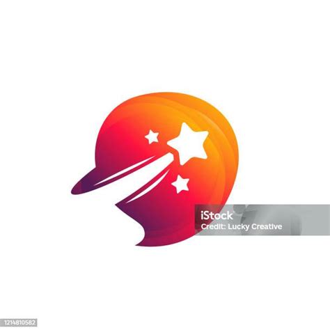 스타 컨설팅 로고 디자인 컨셉 벡터 아이코닉 컨설팅 로고 템플릿 Brand Name Online Messaging