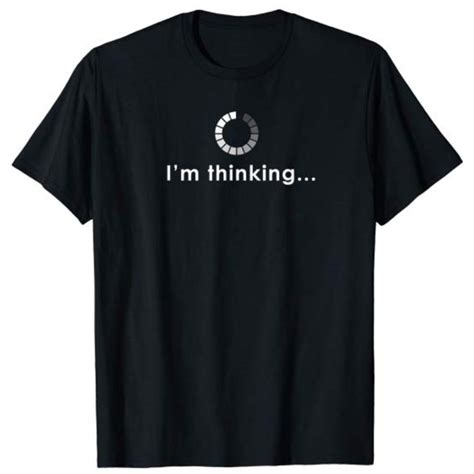 Im Thinking Funny Computer Nerd T Shirt
