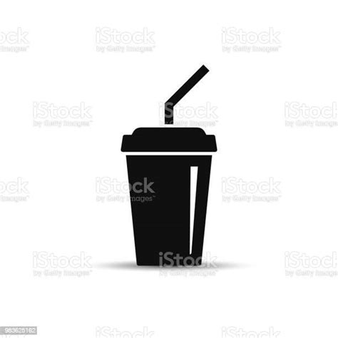 평면 스타일에 종이 컵 아이콘 아이콘을 마셔 빠른 음식입니다 벡터 일러스트입니다 0명에 대한 스톡 벡터 아트 및 기타 이미지