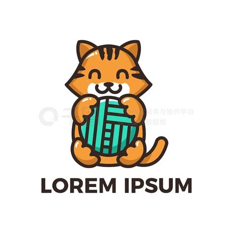 标志网页UI 可爱的猫标志卡通人物微笑的脸 模板免费下载 ai格式 626像素 编号64354967 千图网