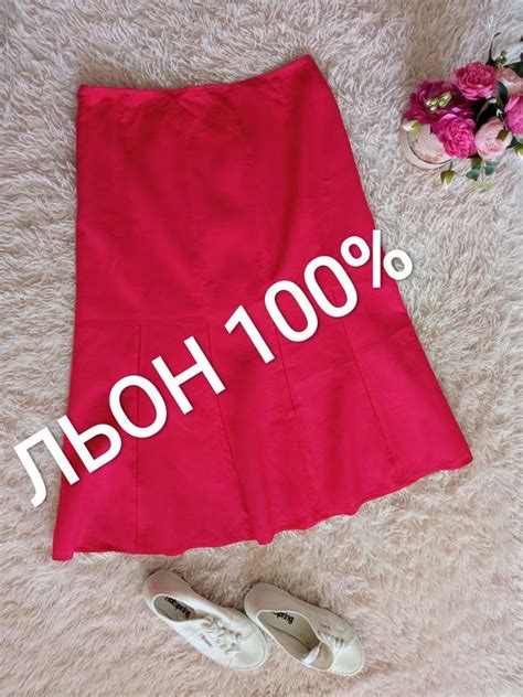 Просто чудова спідниця льон 100 3 6 30 — ціна 190 грн у каталозі Міді спідниці Купити жіночі