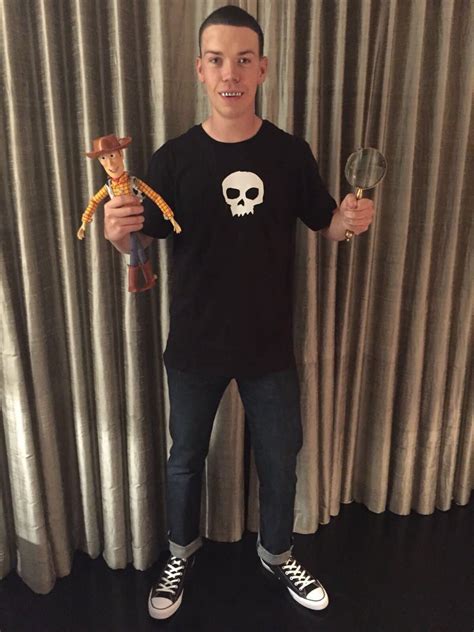 Will Poulter Dons Toy Story Sid Bully Costume