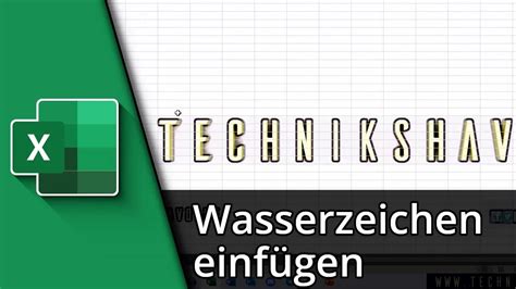 Wasserzeichen In Excel Einfügen Wasserzeichen Entfernen Tutorial