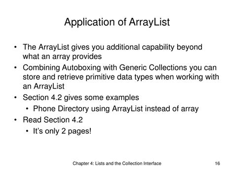Ppt Lists And The Collection Interface Powerpoint Presentation Free Download Id3829193