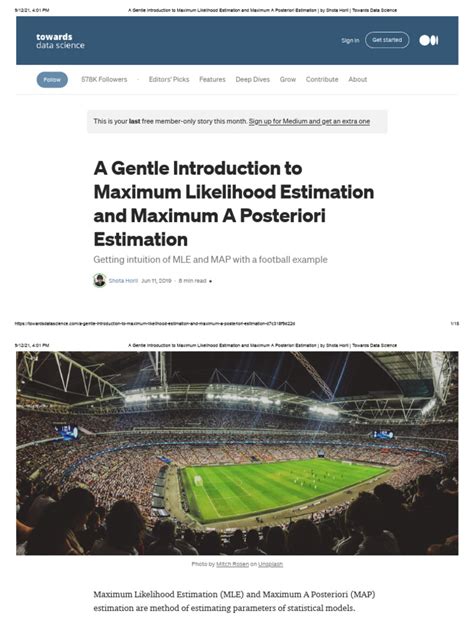 maximum likelihood estimation and maximum a posteriori estimation pdf
