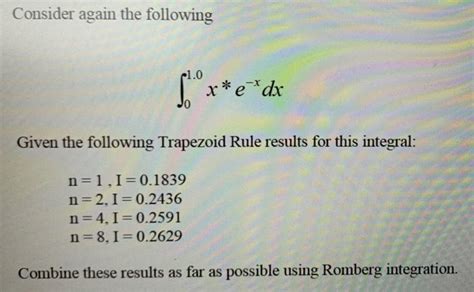Solved 4 Use The Quad Method In Scipy To Integrate The Chegg Com
