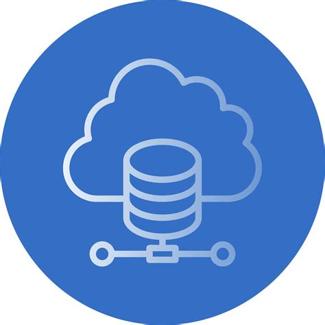 Cloud Database Vector Icon Design 21289956 Vector Art At Vecteezy