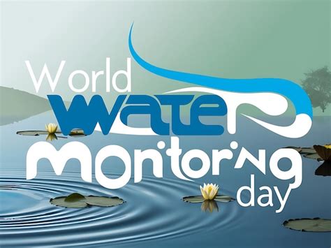 Typography Design With Water Monitoring Image Premium Ai Generated Image