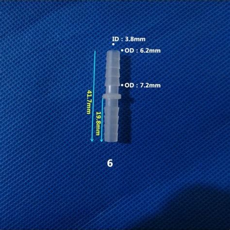 Fitting 튜브 호스 커넥터 스트레이트 플랫 타입 피팅 1자 일자 Pp 튜빙 Flat 연결관 플라스틱 Fitting