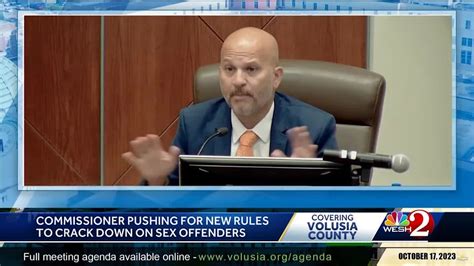 Volusia County Considering Greater Restrictions For Sex Offenders