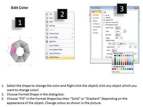 Pie Chart Segments Display Proportions 7 Stages Ppt Business Plan PowerPoint Templates