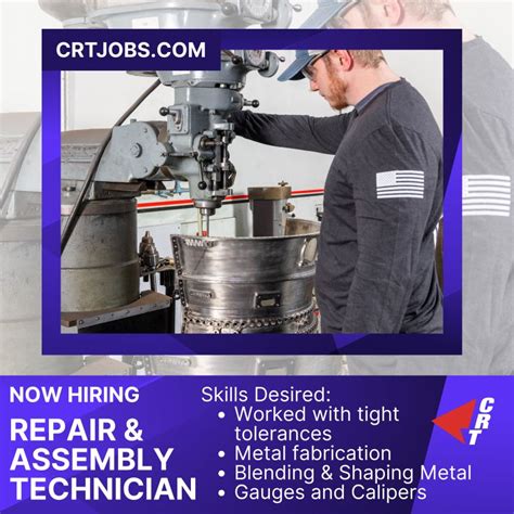 Component Repair Technologies On Linkedin Hiring Applynow Repairandassembly Crtjobs