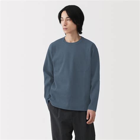 Quick Dry Knit T Shirt Mens Washable Sweater Muji Canada